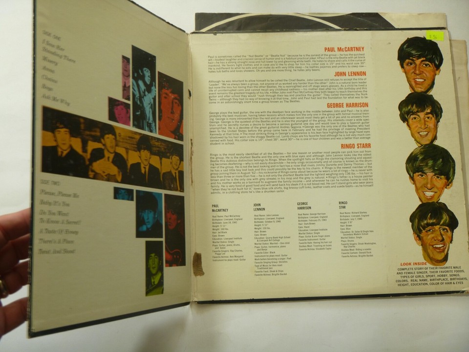 Beatles Songs Pictures & Stories Of The Fabulous 2 Records Vinyl lp ...