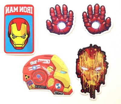Iron Man Marvel Avenger Comics Car Skateboard Laptop Luggage Decal ...