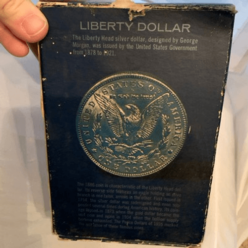 Avon Liberty Dollar Oland Aftershave Peeling Mostly Full In Box | eBay