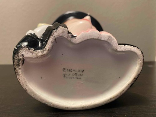 1960's WALT DISNEY MARY POPPINS Lady Head Vase MCMLXIV 5 1/4" Tall ...