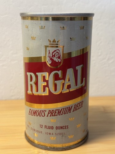 Regal Famous Premium Beer - Pull Tab Beer Can - Bottom Opened Empty | eBay