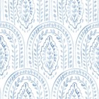 Modern Wall Paper Boho Contact Paper Size: 17.3" x 118" Light Blue and ...
