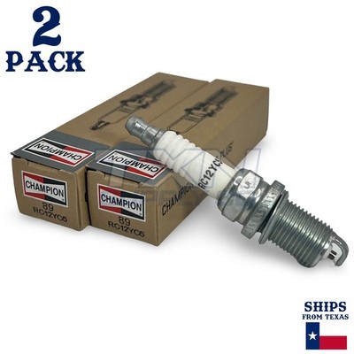 Champion 89 Copper Plus Spark Plug RC12YC5 - 2 Pack | eBay