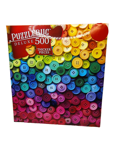 Puzzlebug Deluxe Colorful Buttons Puzzle 500 pcs (20 x 12") New ...