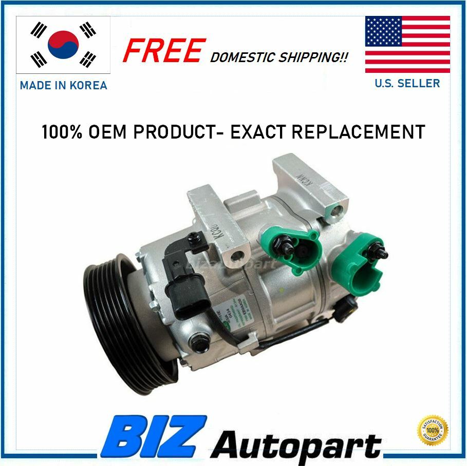 OEM ! A/C COMPRESSOR w/ CLUTCH FOR 11-14 SONATA 11 OPTIMA 2.4L OE ...