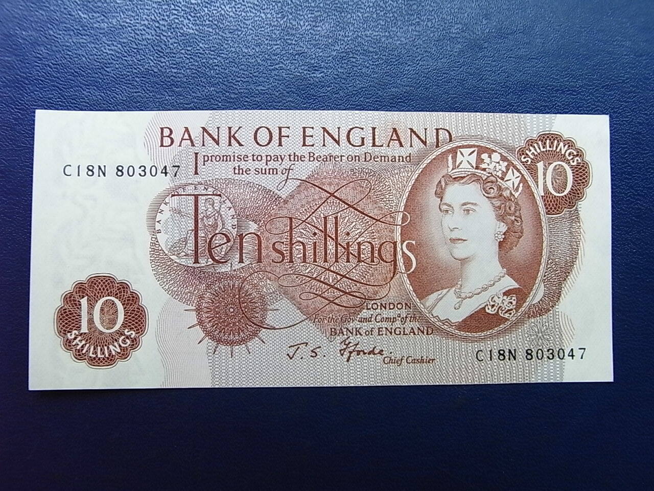 Bank of England Ten Shillings note Fforde 1966-70 | eBay UK