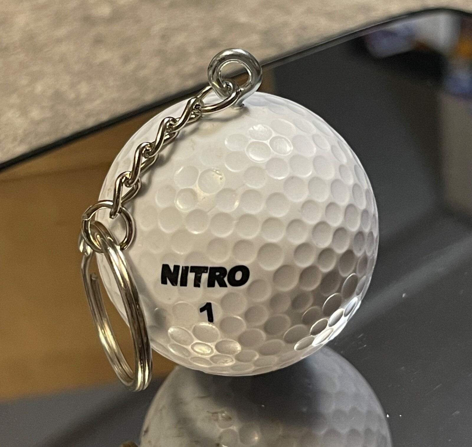 1- NITRO GOLFBALL KEYCHAIN. GREAT GIFT 🎁 IDEA | eBay