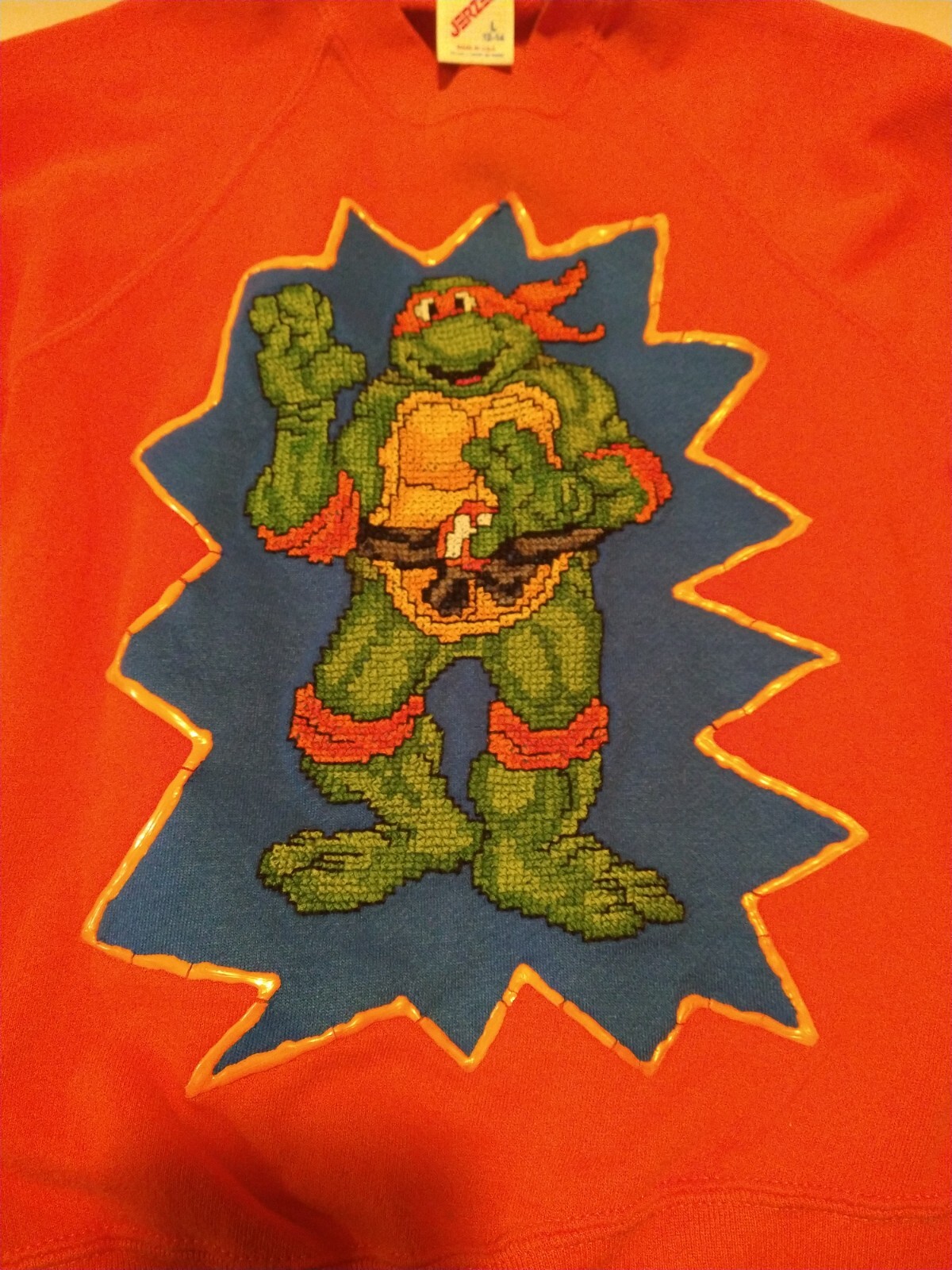 Vintage TMNT Orange Children's Sweater - Gem