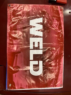 Authentic Weld racing banner 3ft x 2 ft | eBay