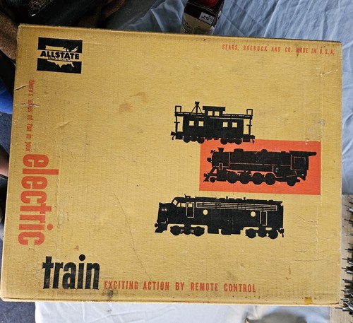 VINTAGE MARX 9615 SEARS ALLSTATE ELECTRIC TRAIN SET O SCALE | eBay