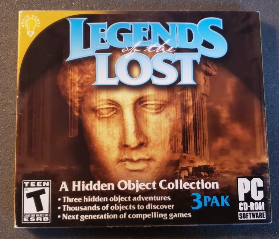 LEGENDS of THE LOST PC CD Rom Game Hidden Object Collection Excellent ...