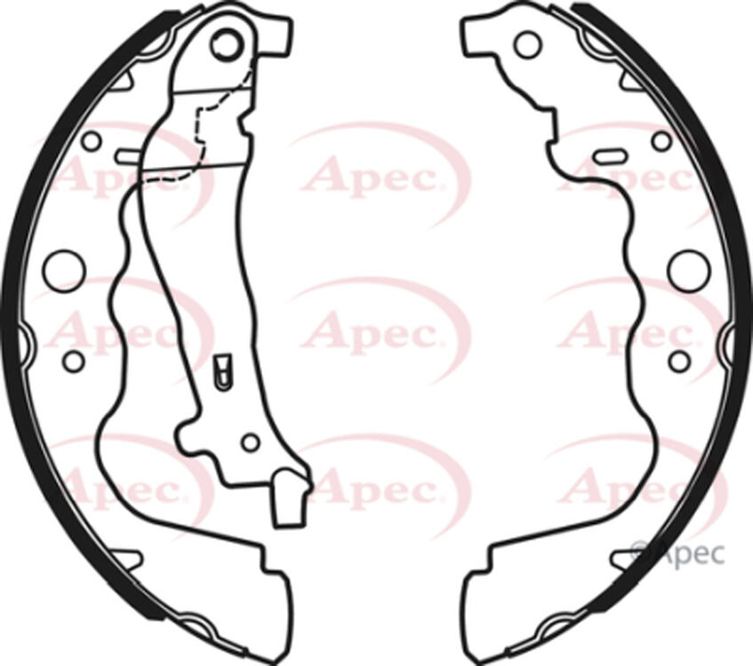 Fits Renault Captur Clio Kangoo Dacia Duster AZ Rear Brake Shoes Set ...
