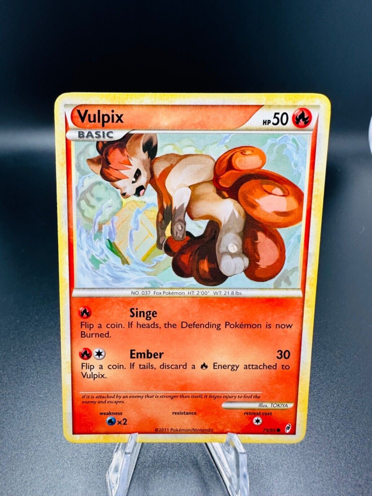 Pokemon TCG - Vulpix 75/95 - Call of Legends 2011 | eBay
