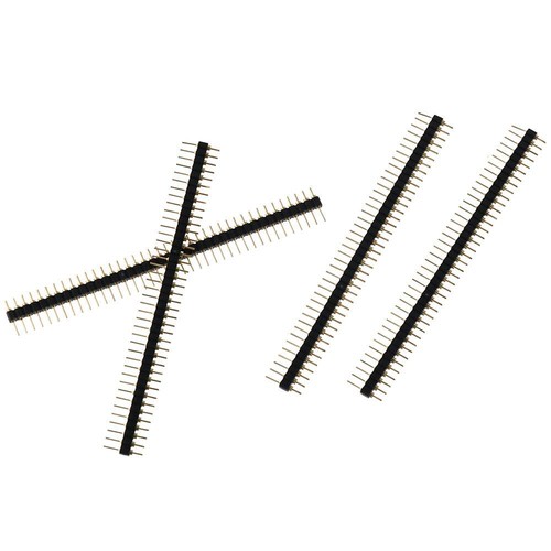 10pcs 40 pin Pin Header Strip Single Row PCB Connector Arduino Gpio | eBay