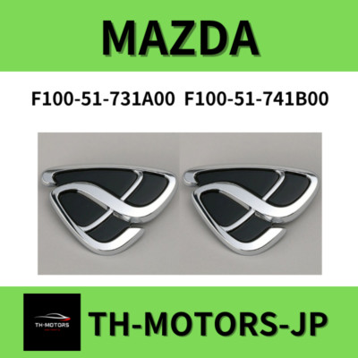 MAZDA GENUINE RX-7 FD3S Efini Badge Black Emblem Front & Rear Pairs Set ...