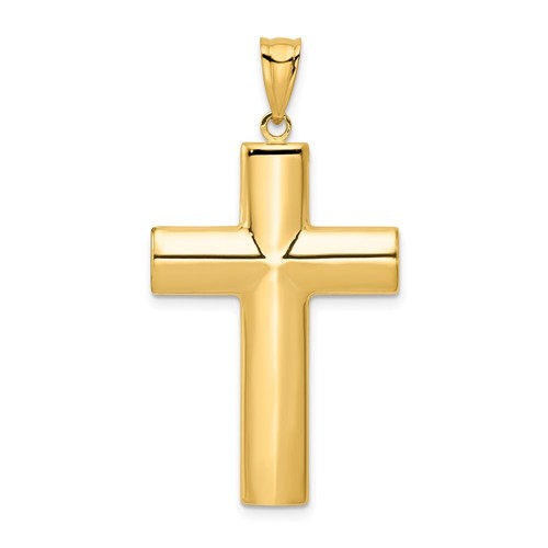 14k Hollow Cross Pendant | eBay