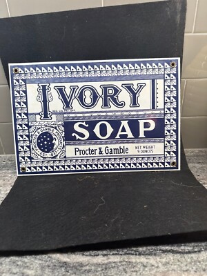 Ivory Soap Procter & Gamble Porcelain Enamel Sign Reproduction | eBay