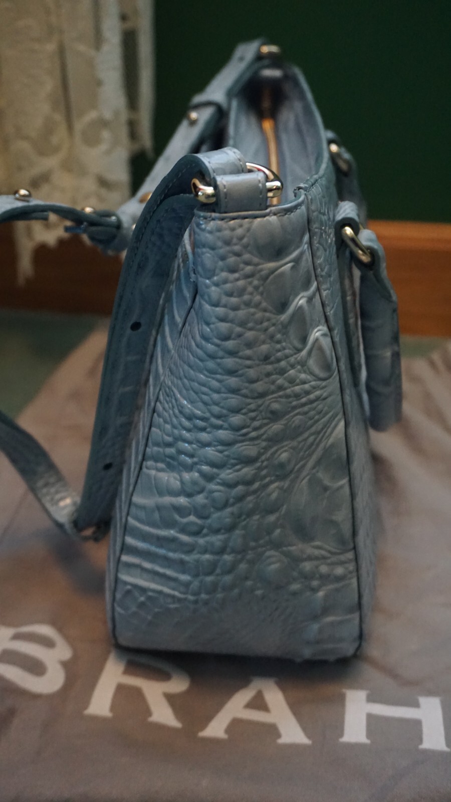 Brahmin Small Lena Sky Melbourne Shoulder Handbag Sty… - Gem