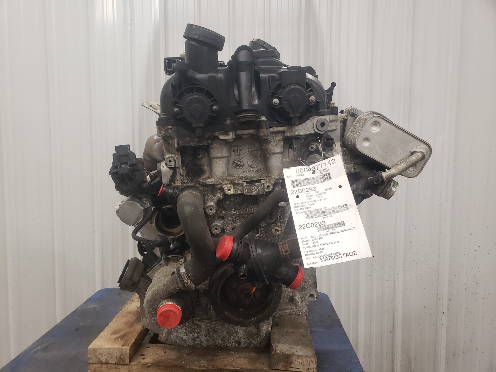 2013 BMW 328Xi 2.0 TURBO ENGINE MOTOR 104,500 MILES NO CORE CHARGE | eBay