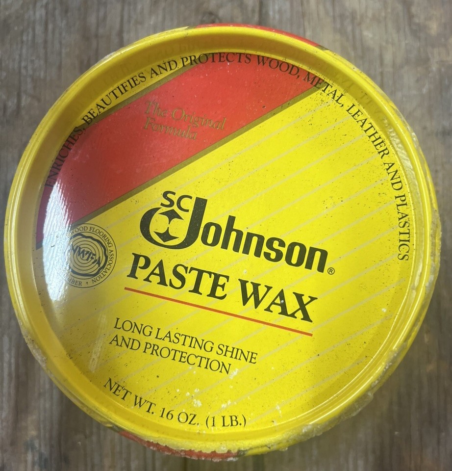 SC JOHNSON PASTE WAX - “LONG LASTING SHINE AND PROTECTION” - 16 OZ ...