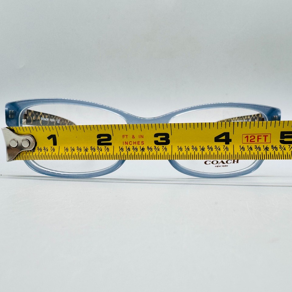 Coach Eyeglasses HC 6119 / 5521 Milky Blue Denim 53-16-140 mm ORIGINAL ...