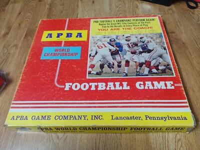 APBA Football World Championship Football Game | eBay