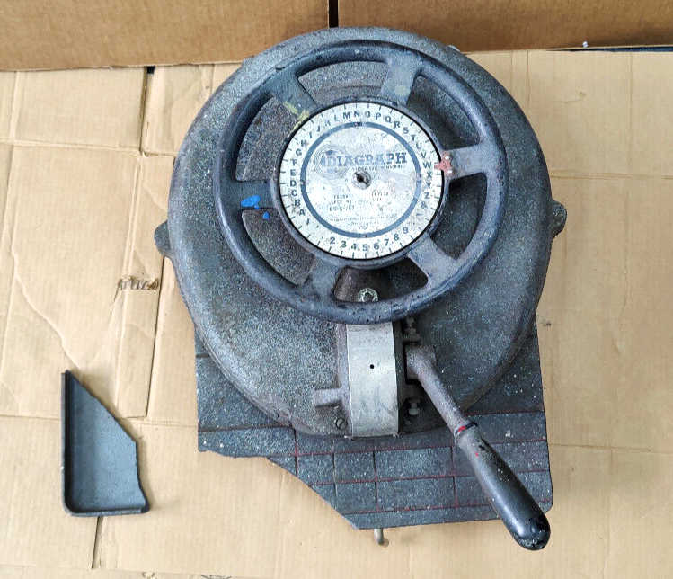 Diagraph Bradley Industries INC. Stencil Cutting Machine 3/4" GG-S-747 ...