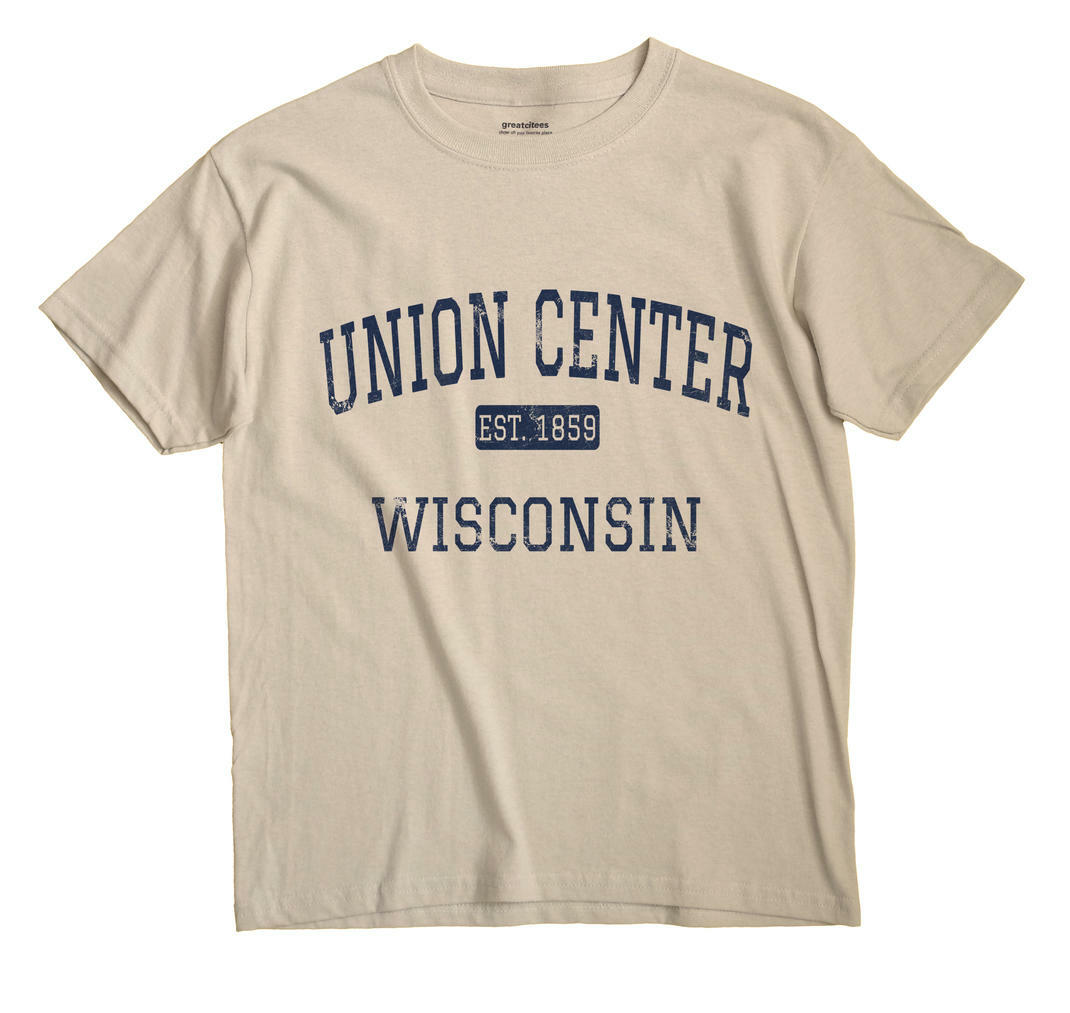 Union Center Wisconsin WI T-Shirt EST | eBay