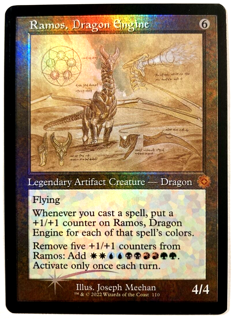 MTG Ramos, Dragon Engine SCHEMATIC FOIL The Brothers' War Retro Artifacts 110 NM | eBay