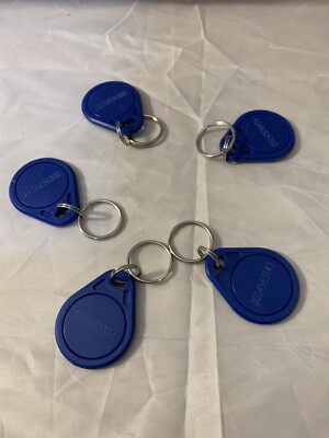 Blue Key Fob. 5 pieces, Blue 125KHz Key Fob Unique ID read all RFID | eBay
