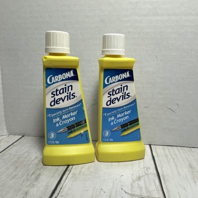 Carbona Stain Devils Specialty Stain Remover Ink Marker & Crayon 1.7 oz ...