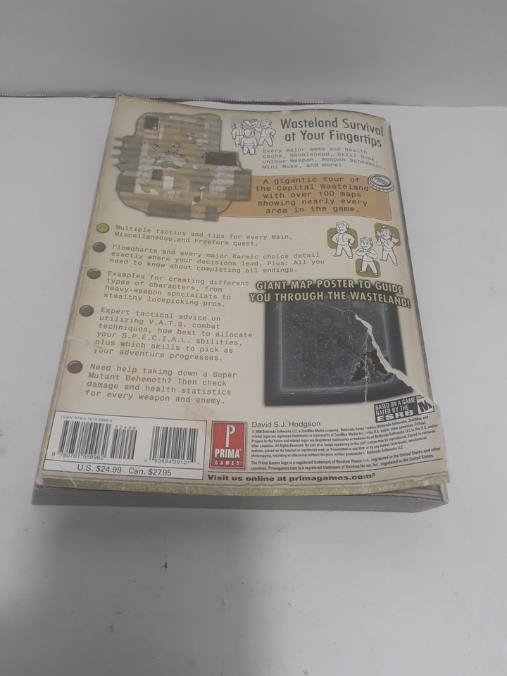 Fallout 3 Official Game Guide 2008 Bethesda All Platforms without Map ...