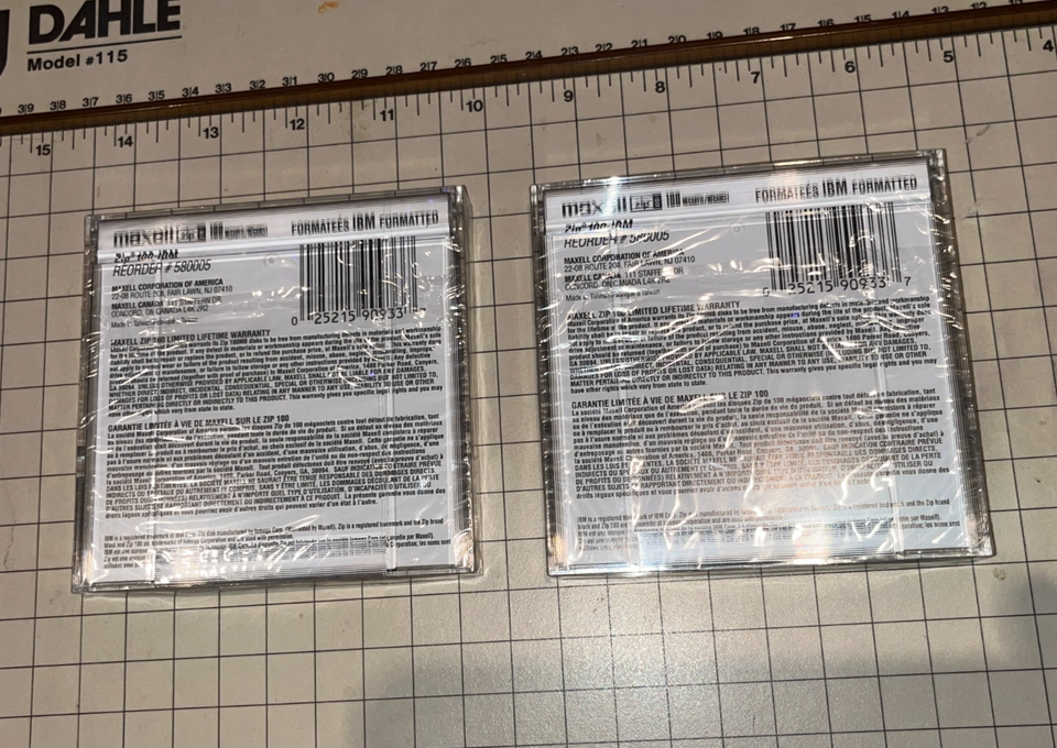 LOT OF 2 Maxell ZIP PC 100MB for iomega ZIP Disk Drives NEW SEALED | eBay