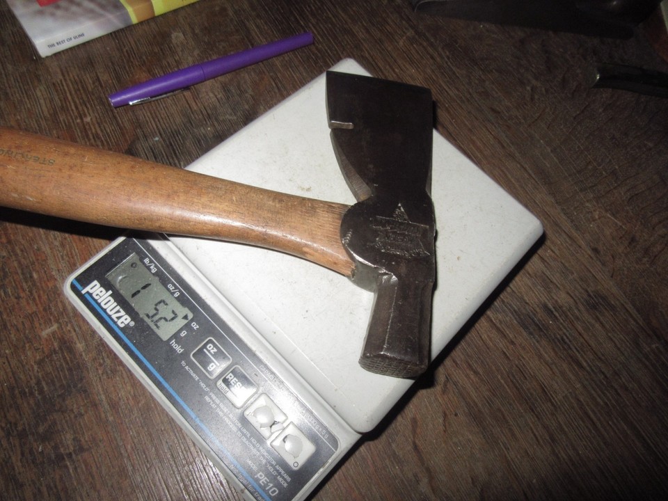 vintage Keen Kutter Lathe carpenter shingling hammer axe good user tool ...
