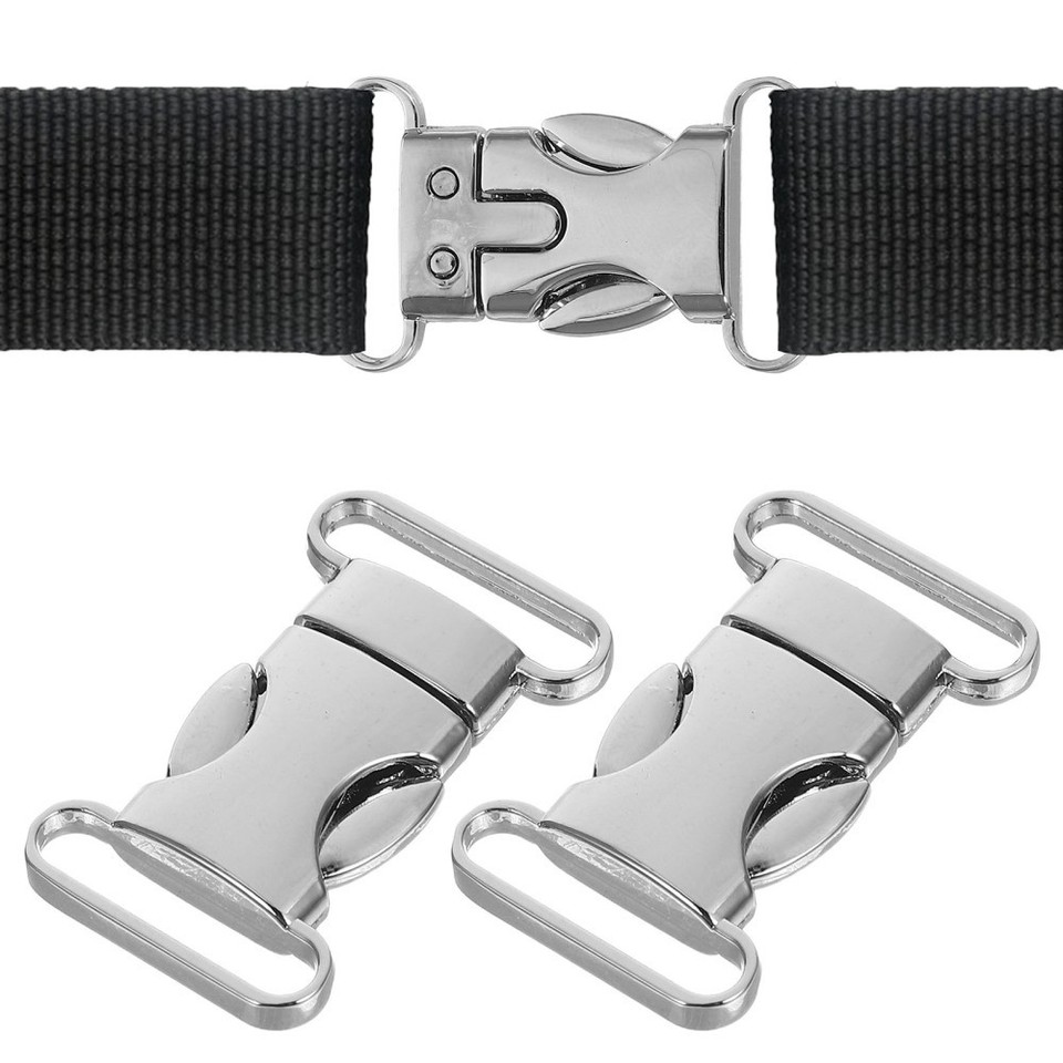 Set of 4 Breakaway Buckle Webbing Clip Metal Side Release Buckles | eBay UK