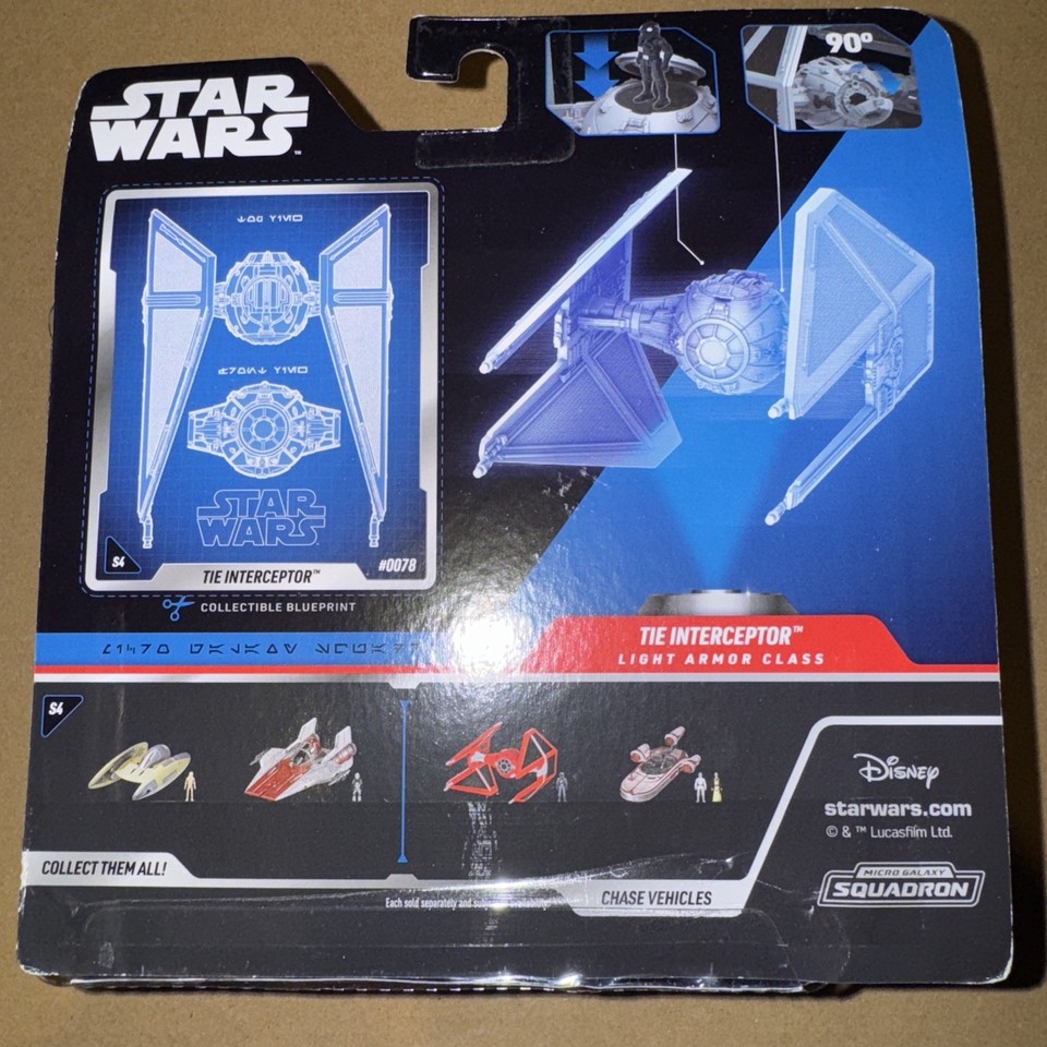 Micro Galaxy Squadron Tie Interceptor Series 4 #0078 | eBay