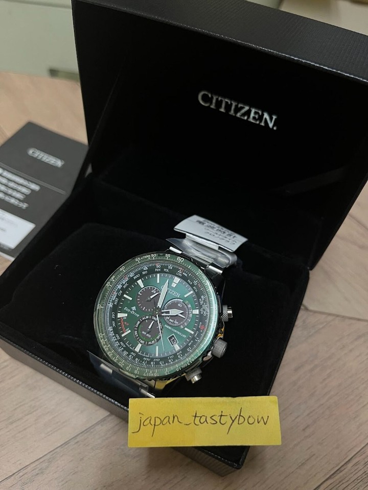 Citizen Promaster Sky CB5004-59W Green Radio Eco-Drive Direct Flight ...