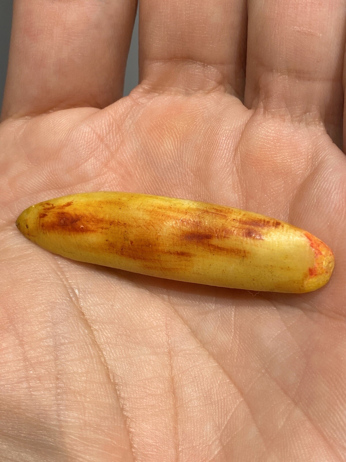 Early Italian Alabaster Stone Vegetable Miniature Alabaster Yellow Red ...