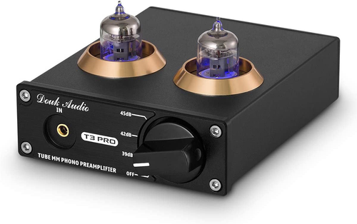 Douk Audio T3 PRO MM Phono Stage Preamp Mini Stereo Vacuum Tube ...