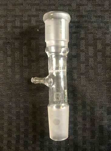 PYREX Glass 29/42 Joints Distilling Suction Tube Adapter Standard Taper ...