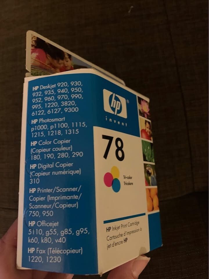 (1) Genuine HP 78 Hewlett Packard 3 Color Printer Ink C6578A | eBay