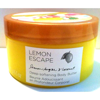 Victorias Secret LEMON ESCAPE BODY BUTTER Lemon Sugar & Coconut 6.5 oz ...