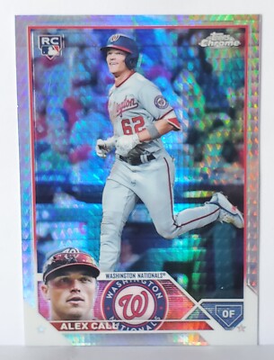 2023 Topps Chrome Prism Refractors #187 Alex Call RC Washington ...