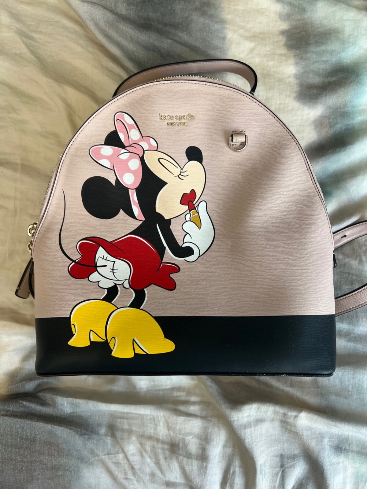 Kate Spade Leather Minnie Mouse Small Backpack- Minni… - Gem
