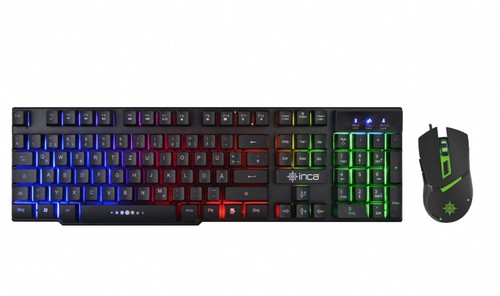 Inca Gaming Keyboard IKG-448 with Mouse RGB German Layout | eBay