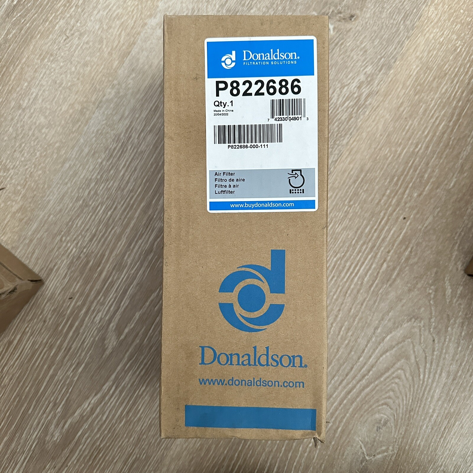 DONALDSON P822686 - Air filter cross reference