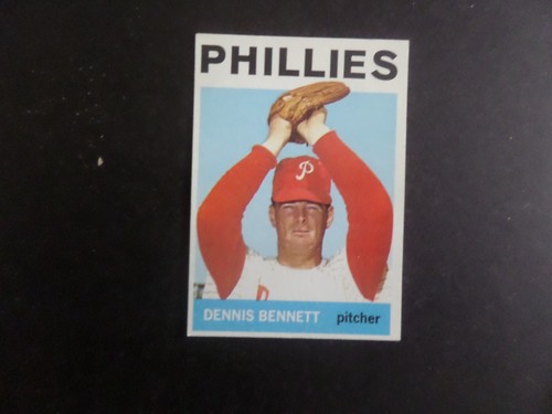 1964 TOPPS DENNIS BENNETT PHILLIES BASEBALL CARD #396 HI EX #64H | eBay
