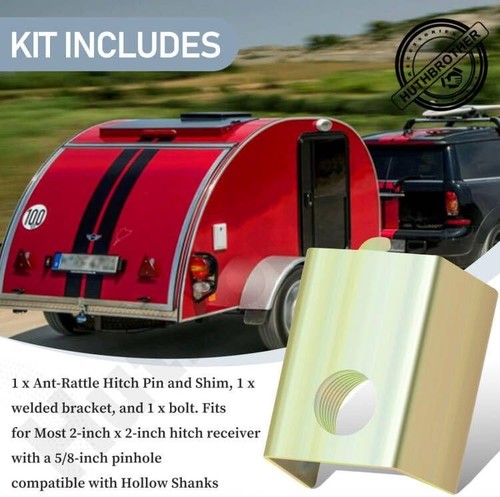 Upgrade 22323 Anti-Rattle Hitch Pin Shim Device, for 2-Inch Receiver, 5 ...