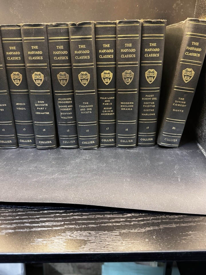THE HARVARD CLASSICS Set 1st Ed 1909-1910 Entire Set VG Collier Press ...