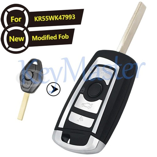 Modified CAS2 Flip Remote Key for BMW E46 E39 E60 E63 645Ci X3 Fob ...